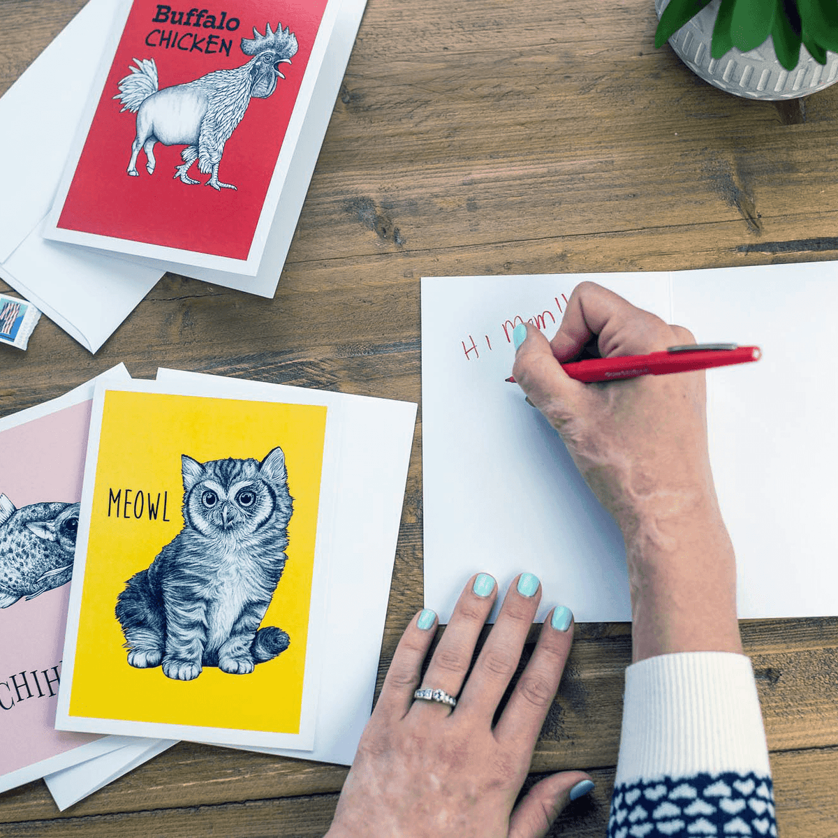Meowl Greeting Card – Whatif Creations