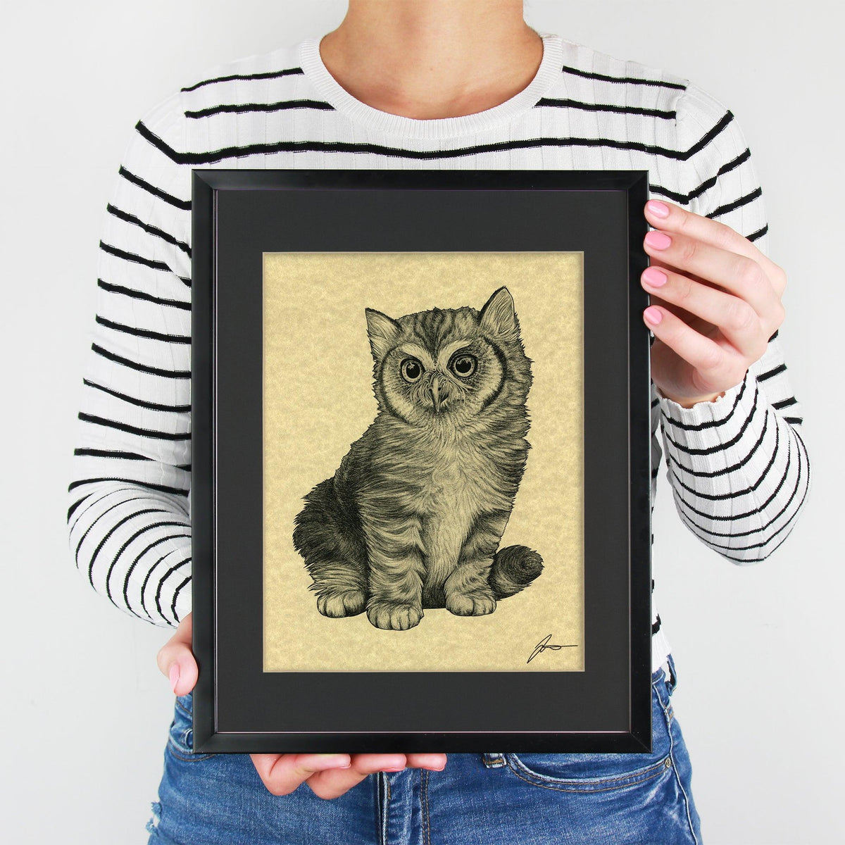Meowl Parchment Print – Whatif Creations
